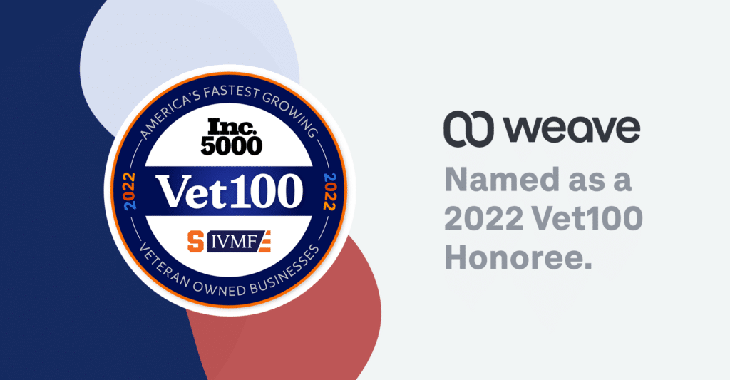 Weave Named to Inc. Magazine’s Vet100 List - Weave | Weave